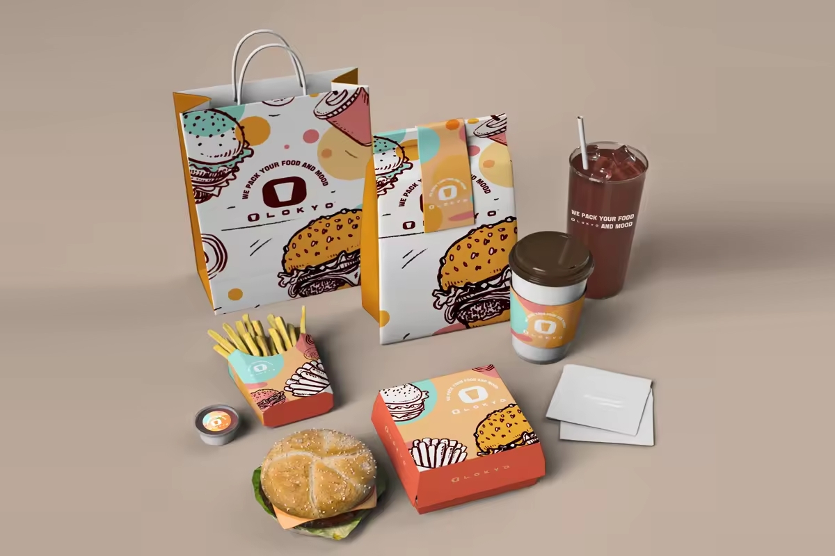 Printed Food Packaging - Printed Carrier Bags Shop